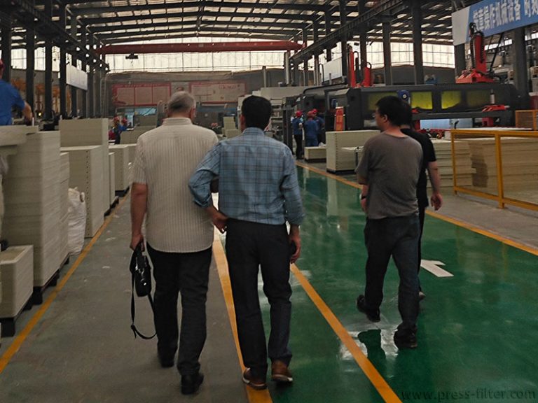 Welcome Iranian Customers to Visit Our Filter Press Factory - Filter ...